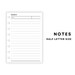 Printable Lined Notes Planner Inserts Half Letter Size - Etsy