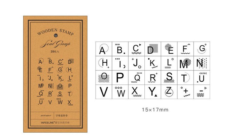 Alphabet Rubber Stamp Wooden Stamp Set Scrapbooking Stamp - Etsy