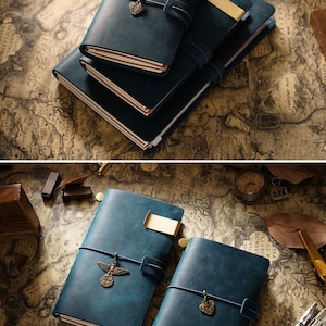 100% Genuine Leather Traveler's Notebook Passport Standard Size TN ...