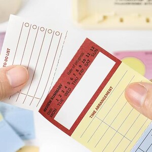 Multifunctional Tearable Note Pad | Memo Pad | Weekly Monthly Plan | TO ...
