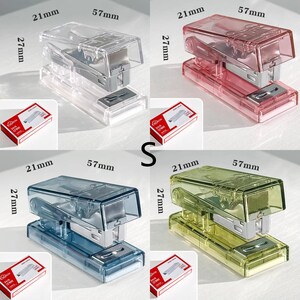 Transparent Stapler Set | Portable Mini Small Stapler | Office Home ...