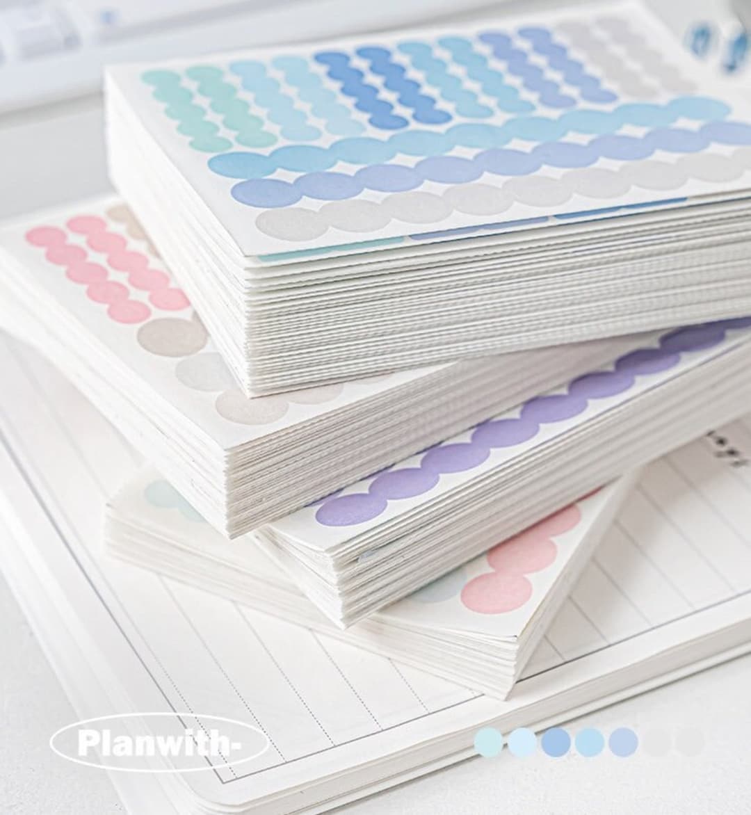 60 Sheets Label Stickers | Note Taking | Writing Office Study School ...