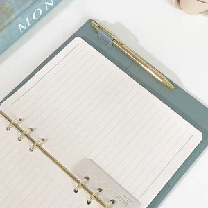 A5 A7 6 Ring Planner Binder Notebook | Card Holder | Refillable ...