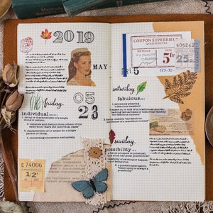 Week Rubber Stamp Wooden Stamp Set Scrapbooking Stamp Planner Stamp ...