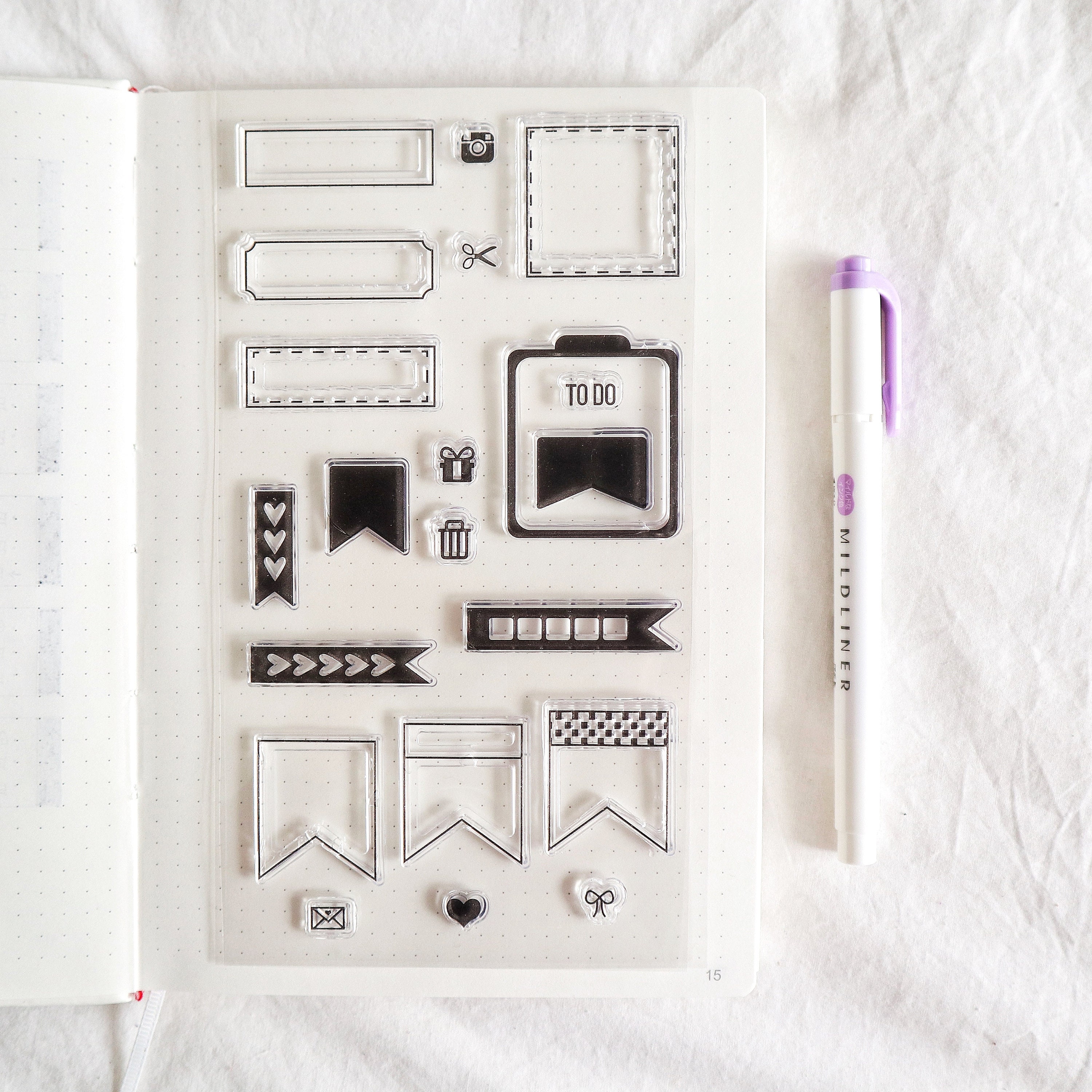 Flag Rubber Stamp Transparent Clear Stamp Set Scrapbooking | Etsy