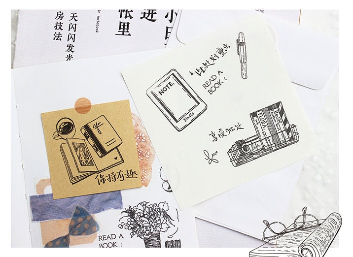 Reading Time Rubber Stamp Book Scrapbooking Stamp - Etsy