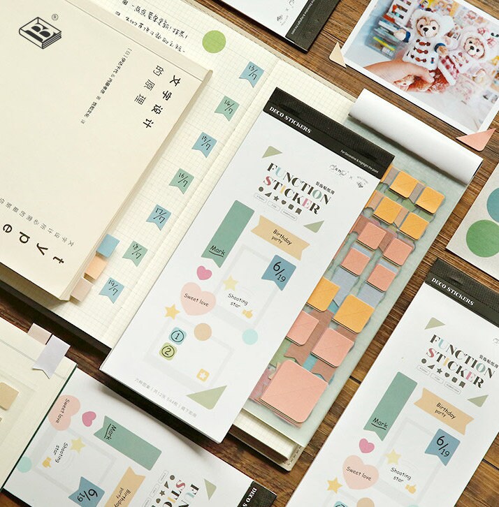 544pcs Functional Sticker Book Planner Sticker Pack Basic | Etsy