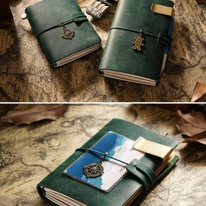 100% Genuine Leather Traveler's Notebook Passport Standard Size TN ...
