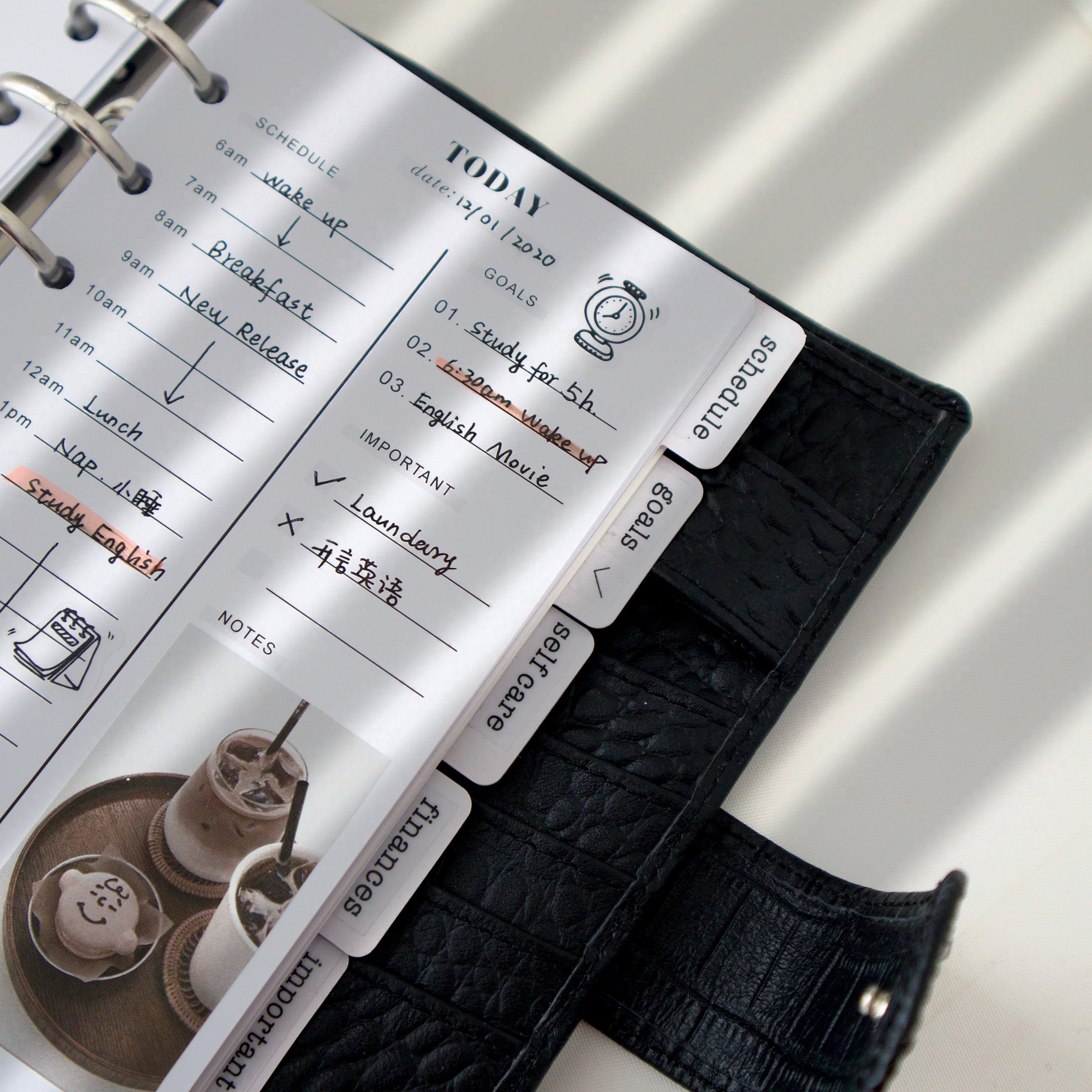 Plastic Planner Dividers 6 Rings Planner Dividers A6 A5 A7 | Etsy