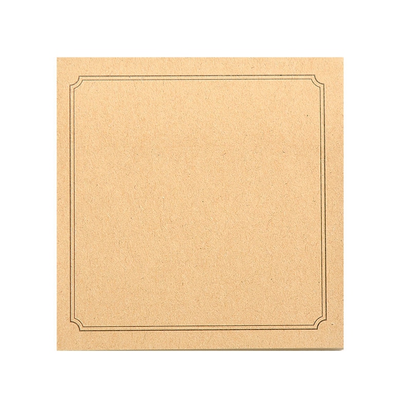White Kraft Sticky Notes Note Pads Post It Notes - Etsy