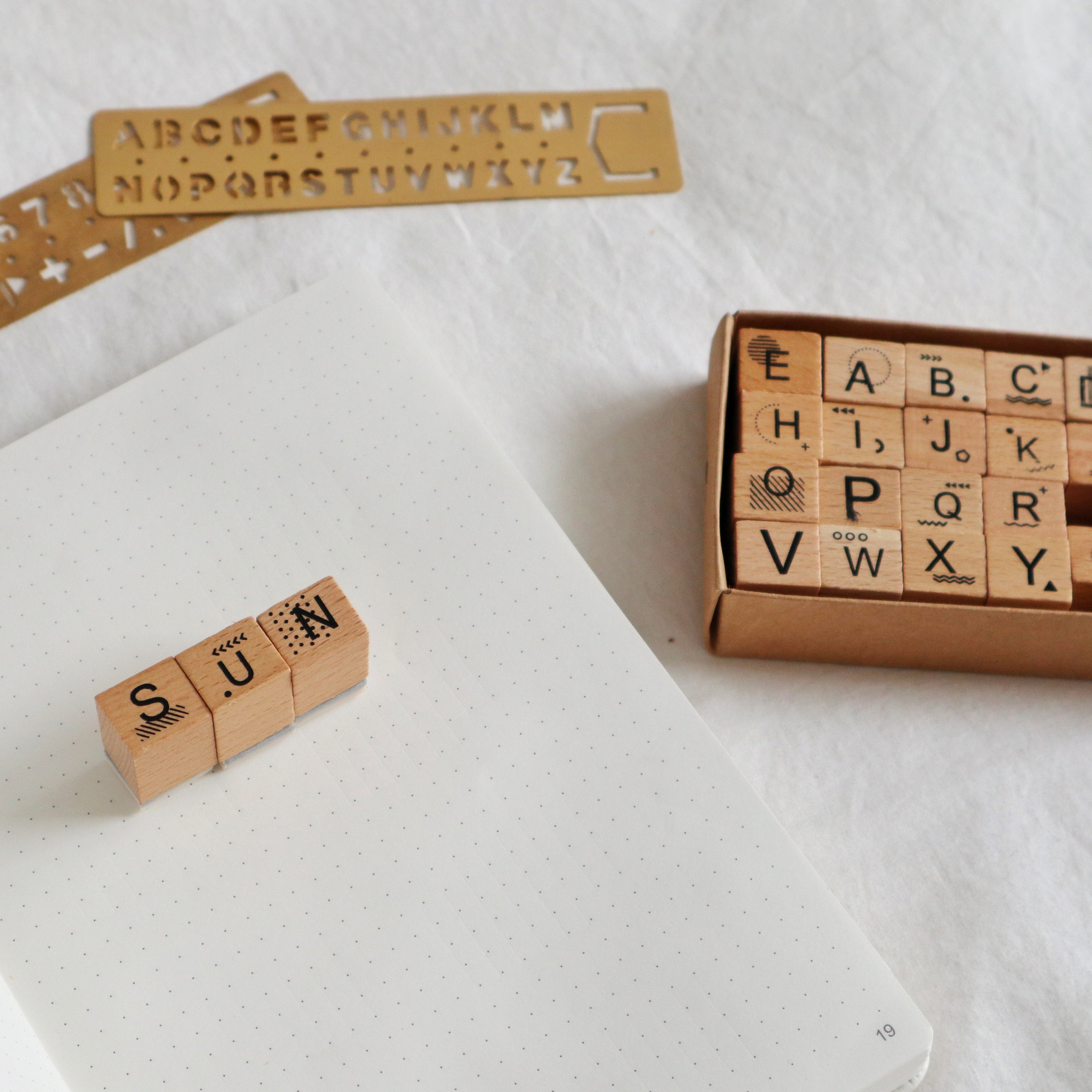 Alphabet Rubber Stamp Wooden Stamp Set Scrapbooking Stamp | Etsy