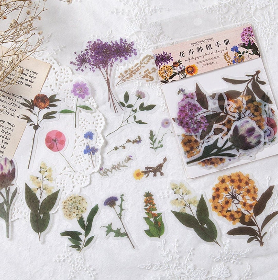 40pcs Plants Sticker Pack / Floral Botanical / Stickers / Planner ...