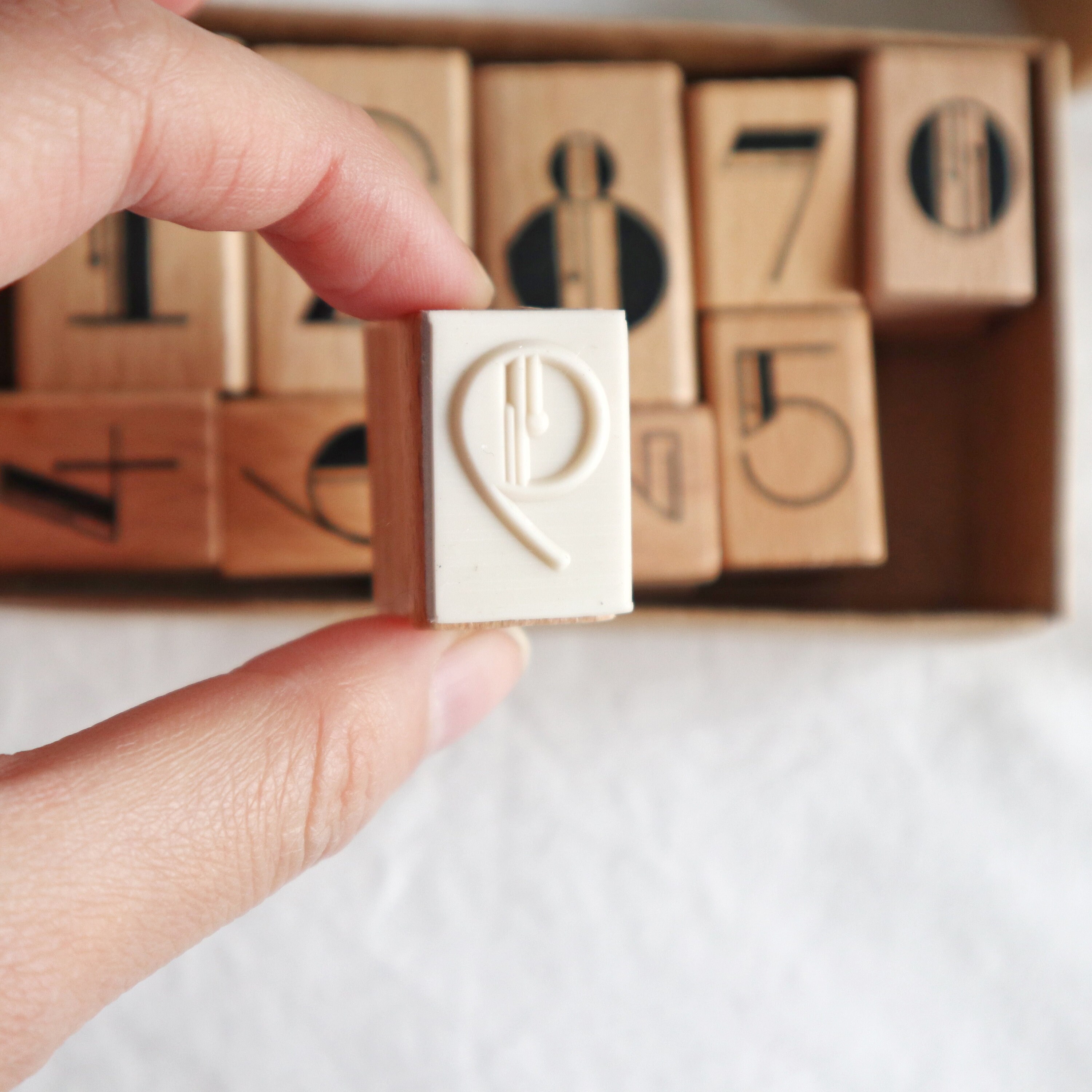 Number Rubber Stamp Wood Stamp Set Scrapbooking Stamp | Etsy