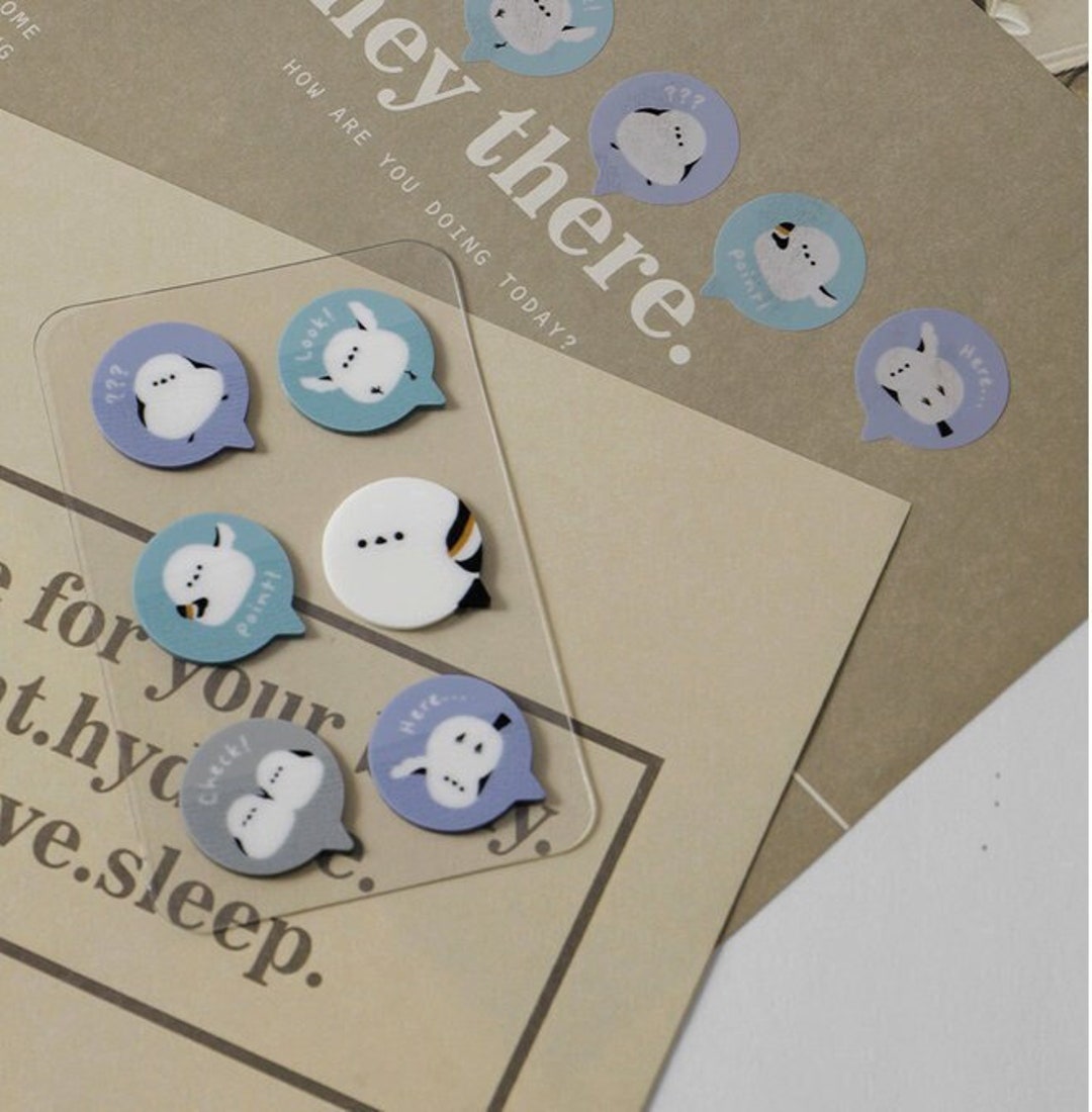 Cute Bird Sticky Tabs Annotation Marks for Annotating Books Book Tabs ...