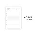 Printable Lined Notes Planner Inserts A6 Size Template PDF 2023 Planner ...