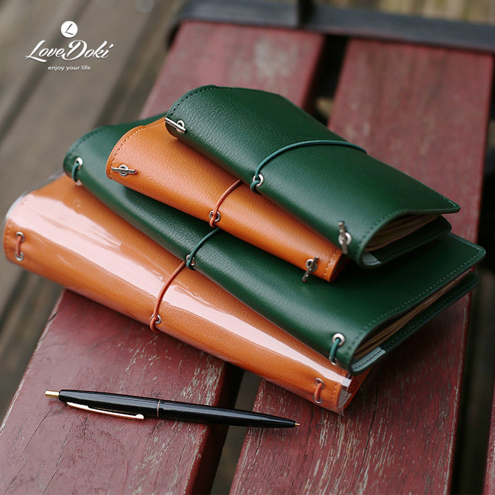 Retro Traveler's Notebook Cover Standard Passport | Etsy