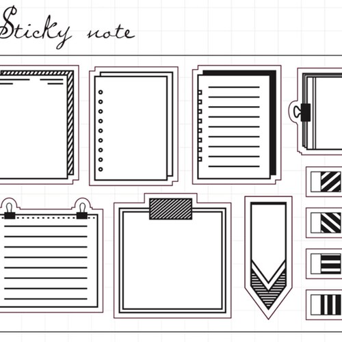 Panda Notes Silicone Stamp Transparent Clear Stamp Set | Etsy