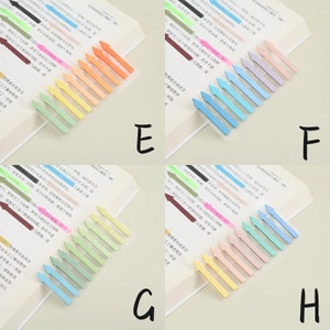Slim Arrow Book Tabs | Annotation Marks | Index Sticky Highlighter ...