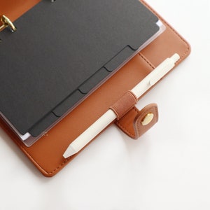 Black Planner Dividers Personal A5 6 Rings Planner Divider Filofax ...