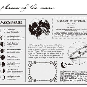 Phase of the Moon Silicone Stamp Transparent Clear Stamp Set ...