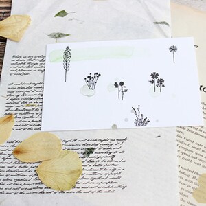 Flower Silicone Stamp Transparent Clear Stamp Set Scrapbooking Stamp ...