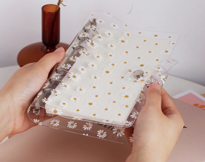 Daisy Transparent Planner Cover PVC Binder Personal Pocket - Etsy