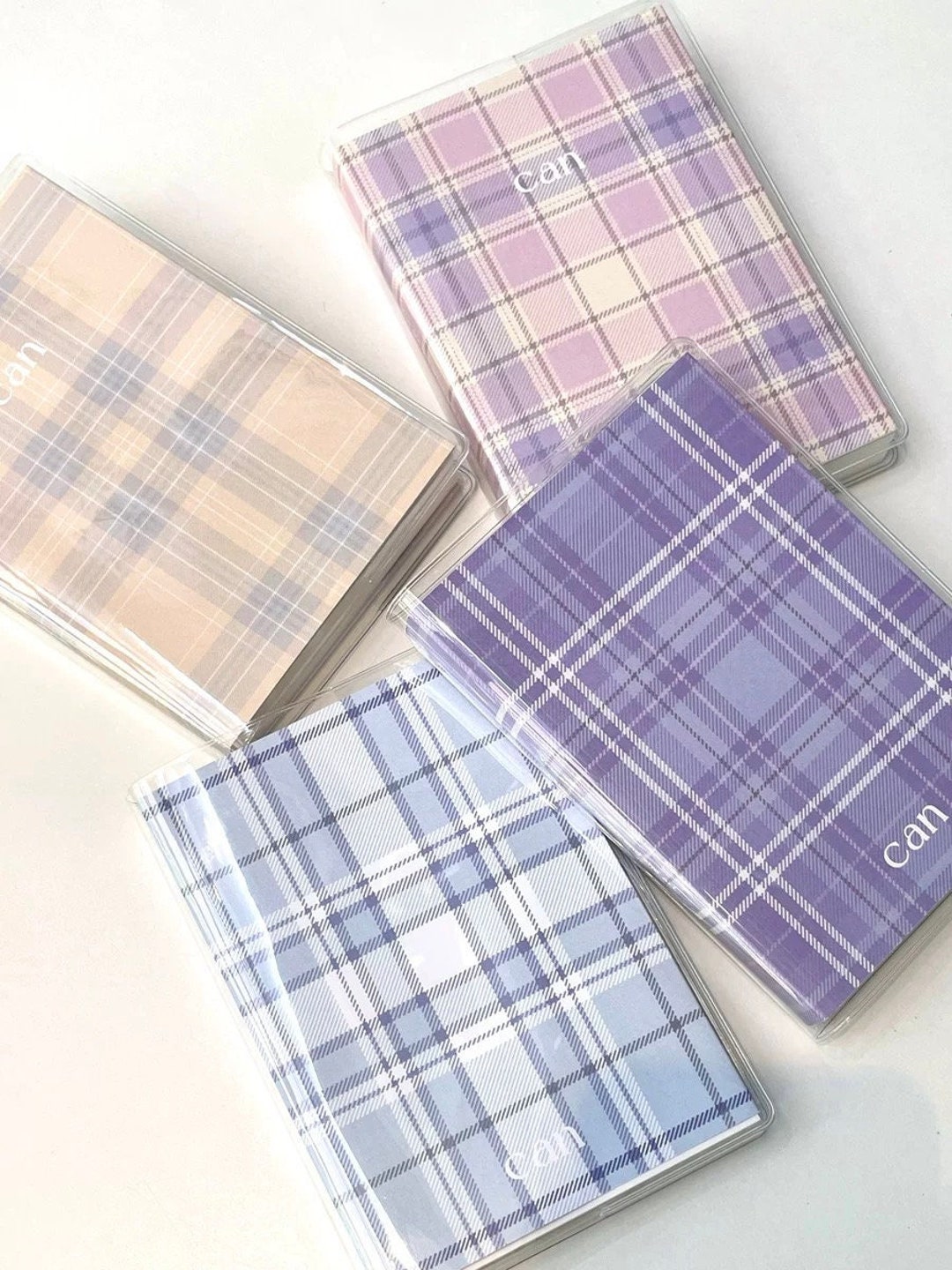 A6 Plaid Notebook Daily Plan Grided Blank Notebook Daily - Etsy