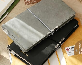 Black Traveler's Notebook Cover With Insert - Etsy