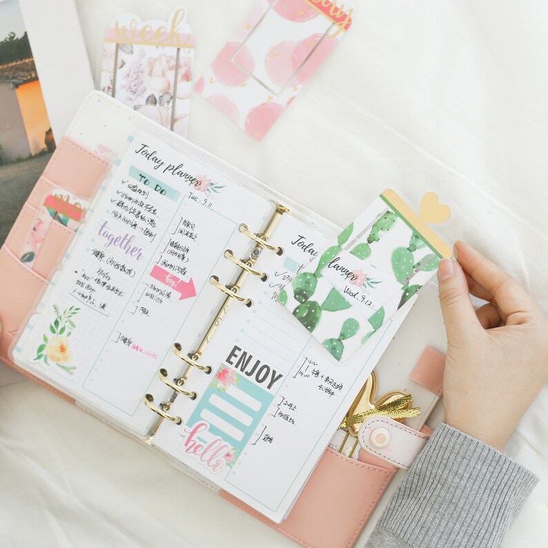 Foiled Planner Page Marker Floating Tabs Planner Tabs | Etsy