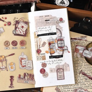 40pcs Retro Sticker Pack / Record Stickers / Coffe Stickers / Planner ...