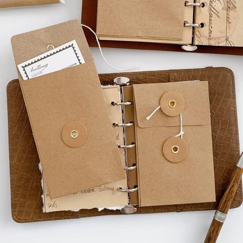 String Tie Envelopes - Etsy