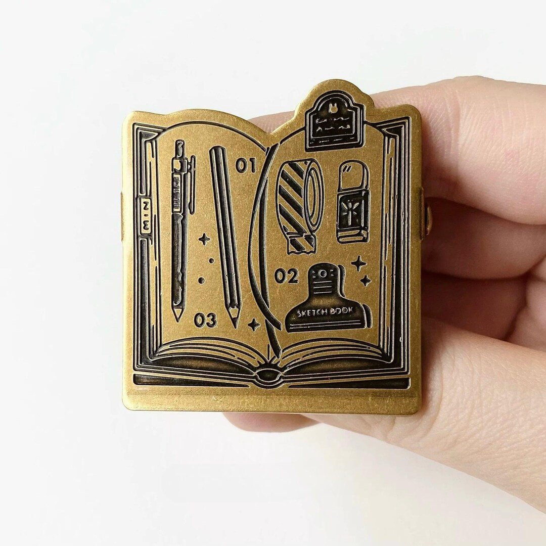 Retro Brass Metal Clips | Strong Paper Clip | Traveler's Notebook TN ...