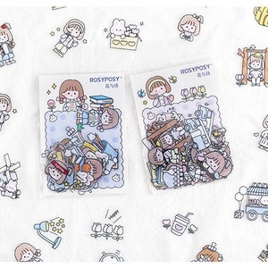 40pcs Super Cute Girl Sticker Pack / Stickers / Planner - Etsy