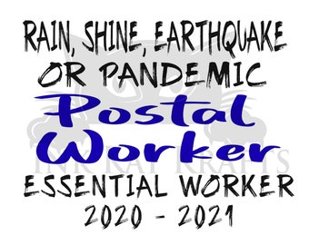 Postal Worker Svg | Etsy