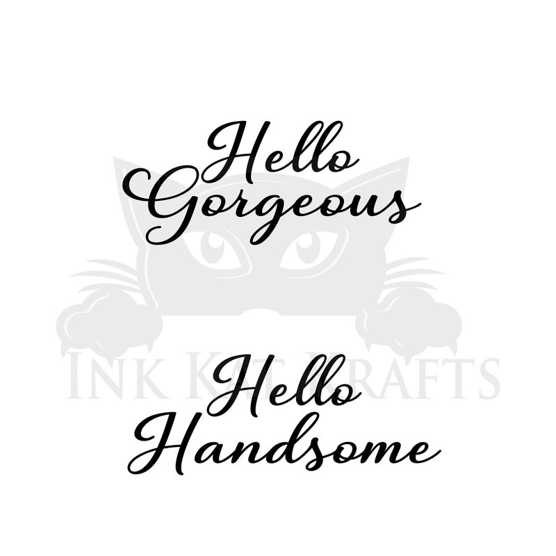 Hello Gorgeous Svg - Etsy
