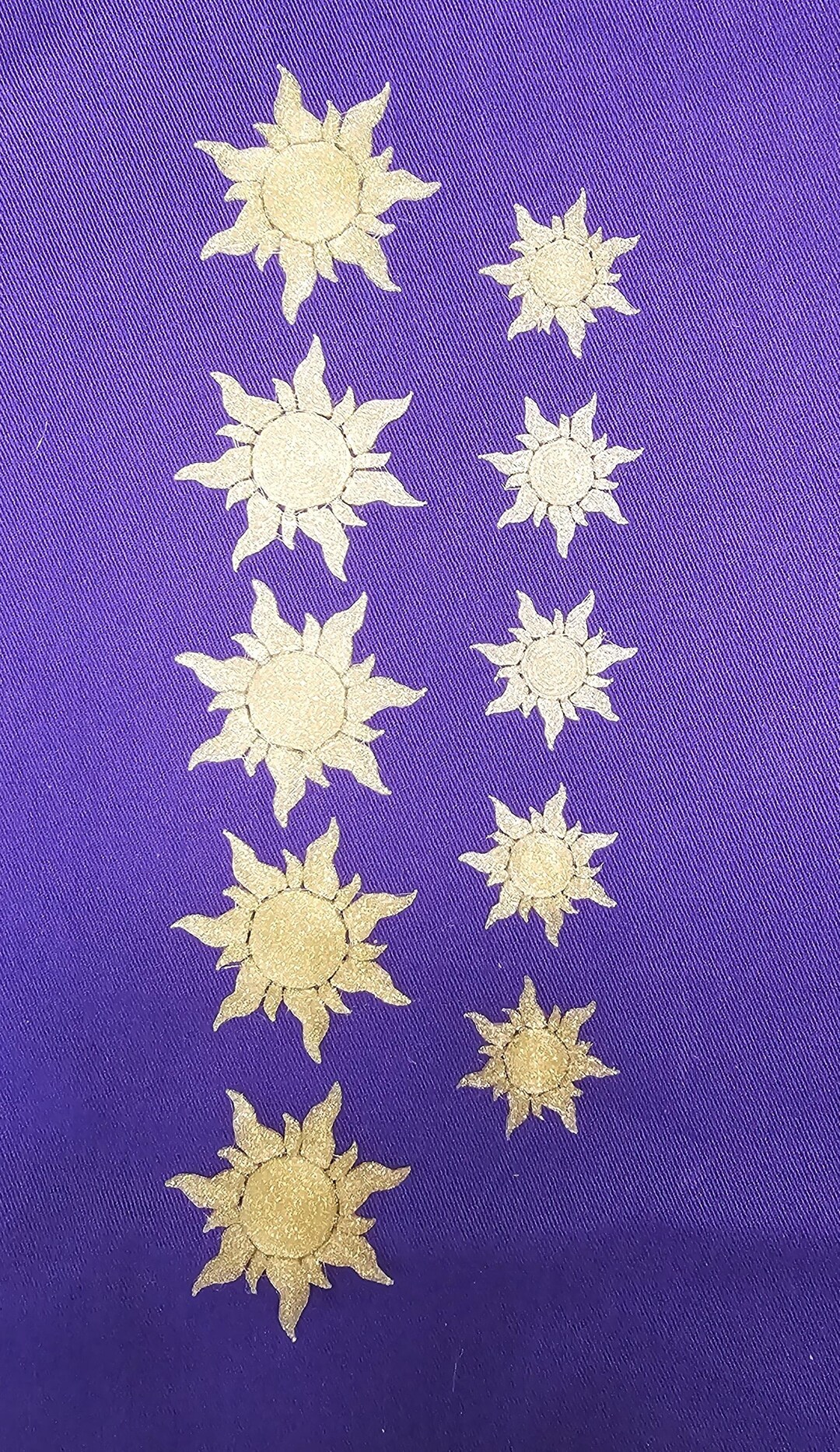 NEW Large & Small Tangled Glitter Sun Table Decorations/confetti - Sets ...