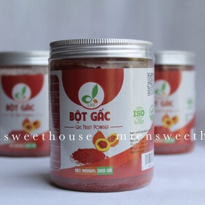 Gac Fruit Powder Bột Gấc Natural Red Food Color - Etsy