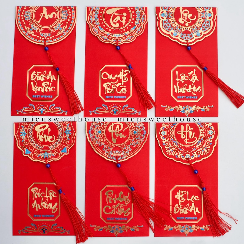Red Envelopes Viet - Etsy