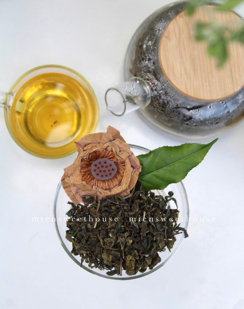 Vietnamese Lotus Green Tea (150g) - Trà Sen Cầu Đất - Etsy