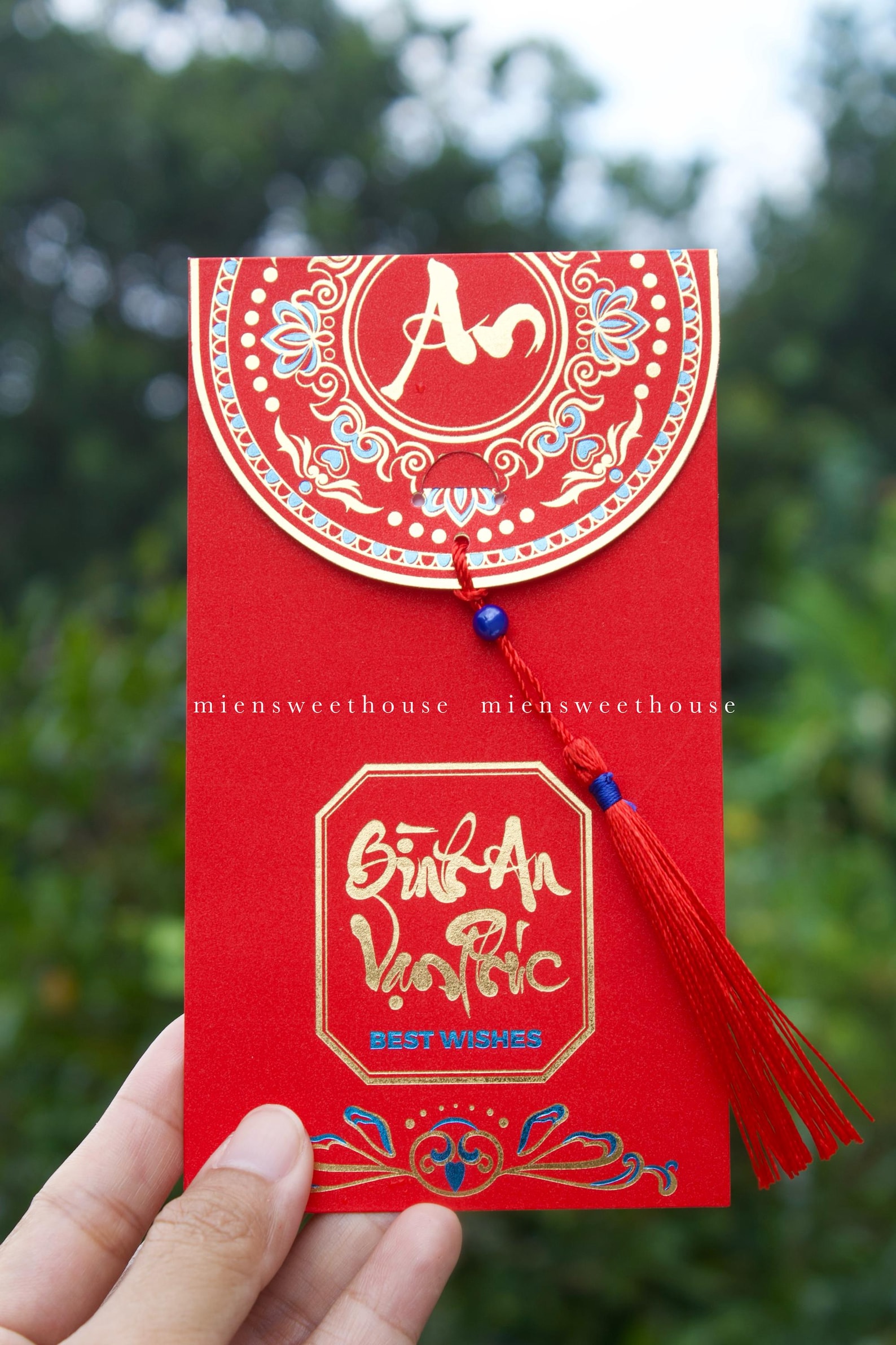 Vietnamese Wedding Red Envelopes: Double Happiness Symbol - Set of 12 ...