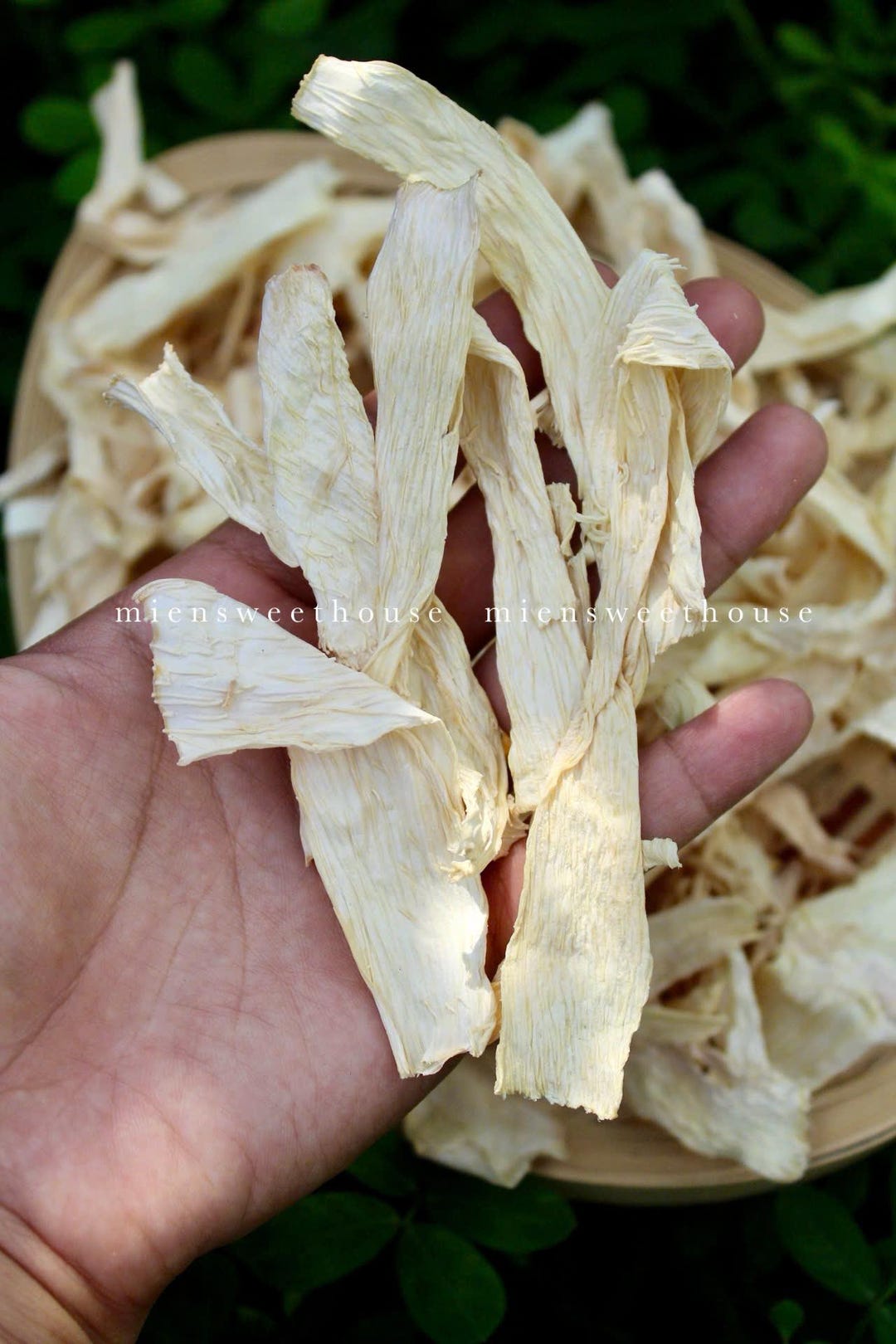 Dried Coconut Core, Củ Hủ Dừa Sấy Khô: Vietnamese Salad Ingredient (50g ...