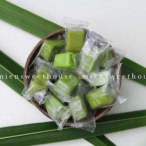 Pandan Coconut Candy: Vietnamese Kẹo Dừa, Less Sugar (400g) - Etsy
