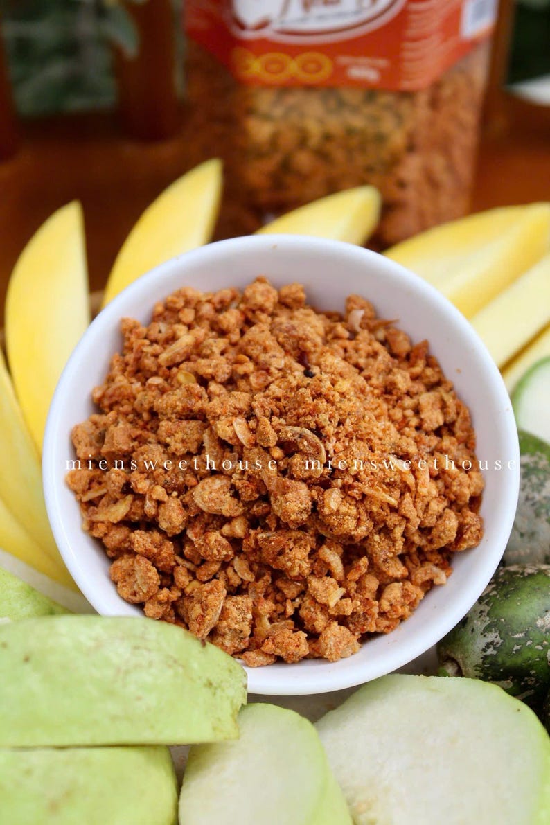 Vietnamese Chilli Shrimp Salt: Fruit Dipping Spice - Muối Ớt Tôm Như Ý ...