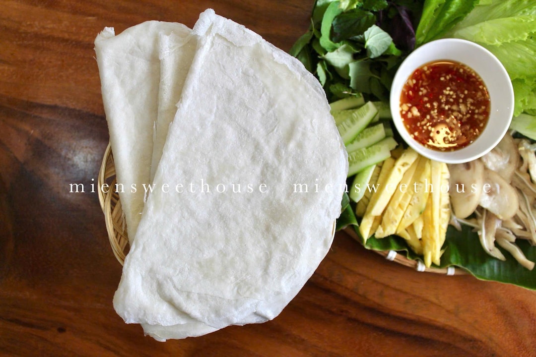 Tay Ninh Dew-soaked Rice Paper: Vietnamese Spring Roll Wrappers - Etsy