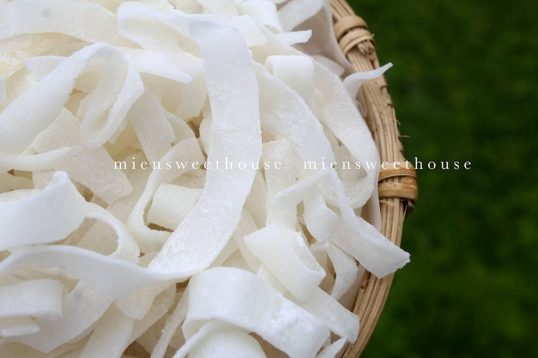 Vietnamese Coconut Ribbons: Mứt Dừa Bánh Tẻ, Mứt Dừa Truyền Thống - Etsy