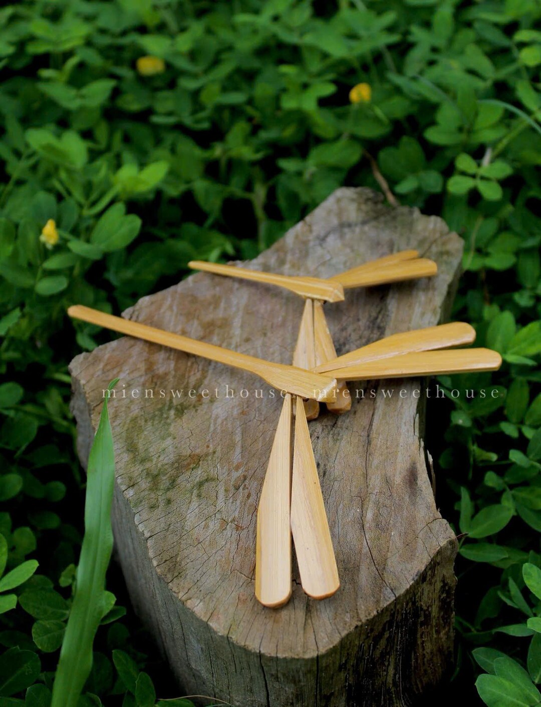 Handmade Balancing Bamboo Dragonfly – Vietnamese Home Decor, Set of 10/ ...