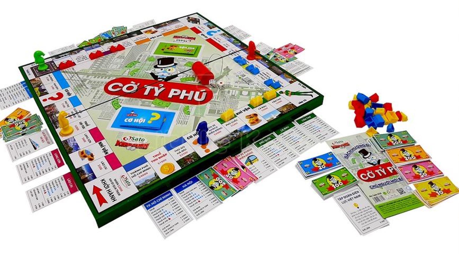 Vietnamese Monopoly Style Board Game – Co Ty Phu – Traditional Family ...