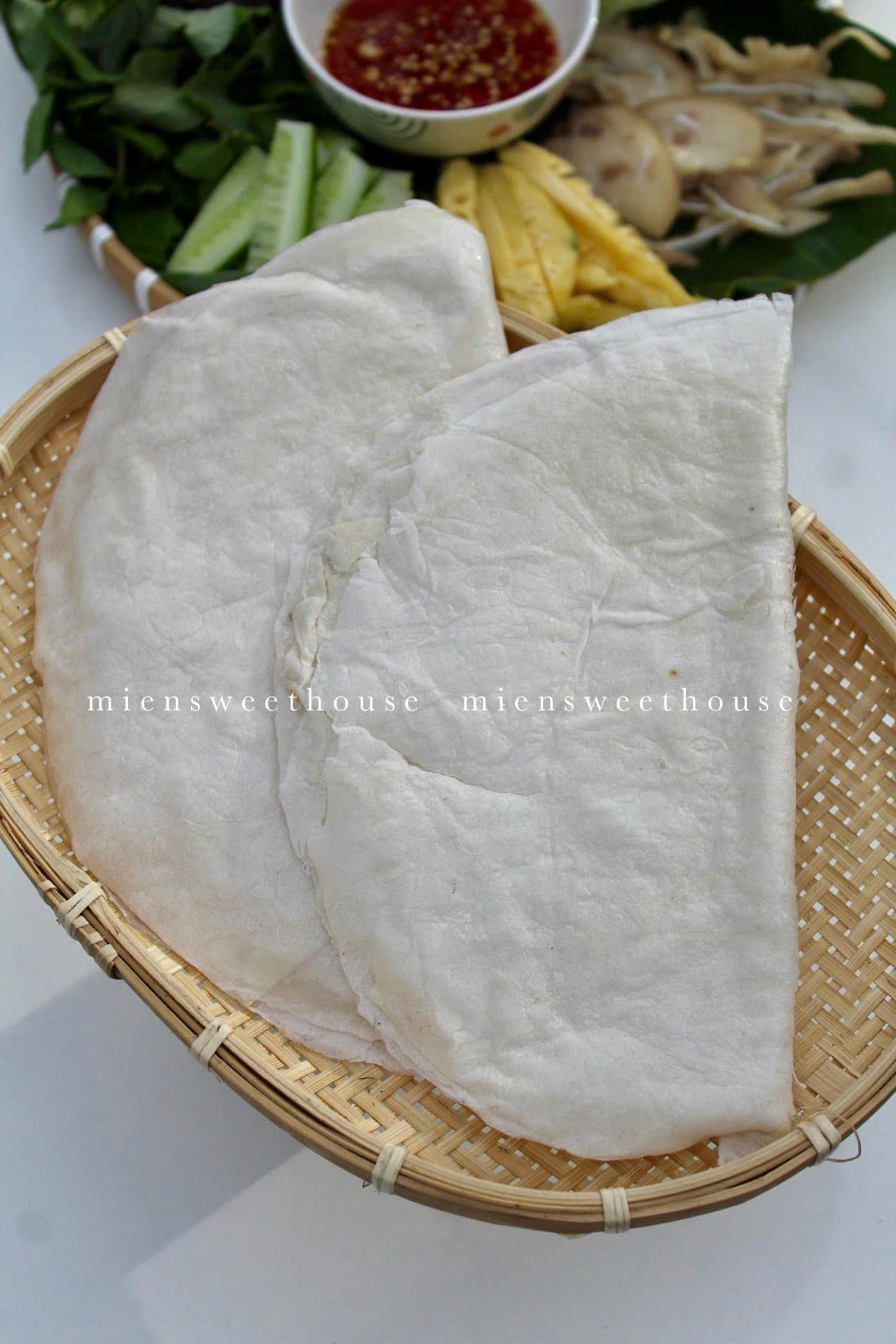 Tay Ninh Dew-soaked Rice Paper: Vietnamese Spring Roll Wrappers - Etsy