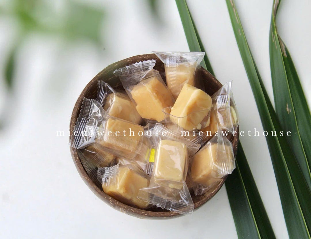 Durian Coconut Candy: Vietnamese Traditional Kẹo Dừa, Less Sugar (400 ...