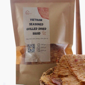 Vietnam Seasoned Grilled Dried Squid | Mực Khô Cán Tẩm Vị - Etsy